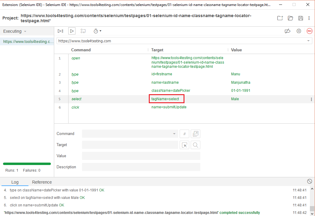 How to locate element by tag name locator in selenium - tools4testing How to locate element by tag name locator in selenium - tools4testing